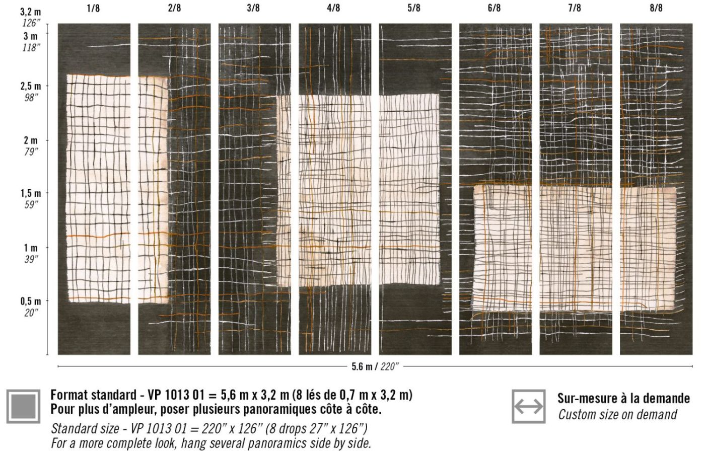 Elitis Ceres Sashiko VP101301 Wallpaper